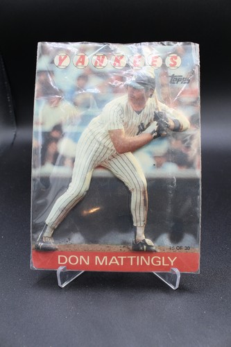 Don Mattingly New York Yankee 1986 Topps 3-D 15 of 30 Baseball | eBay