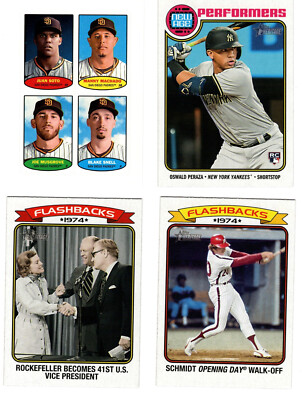 2023 Topps Heritage Baseball Inserts Flashbacks New Age Pick from List ...