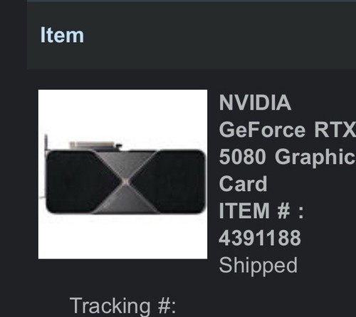 Nvidia GeForce RTX 5080 16GB GDDR7 FE Founders Edition - BRAND NEW IN ...