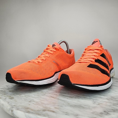Adidas Adizero Adios 5 Running Shoes Red Orange Black Mens Size 9 EG1196 | eBay