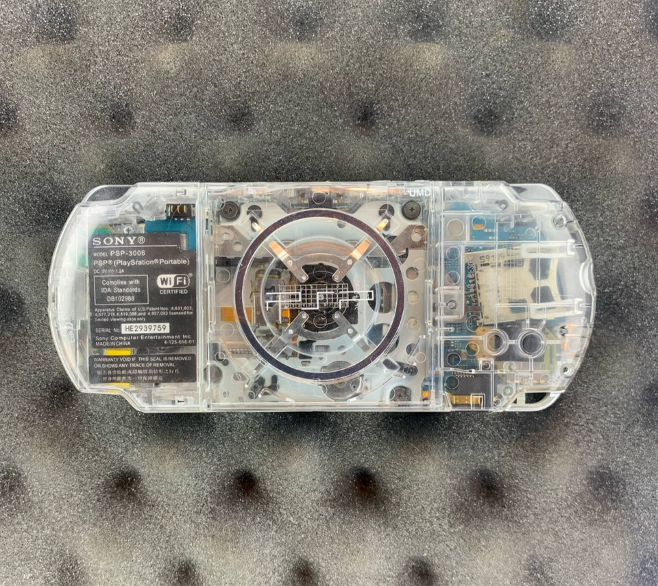 *NEW HOUSING* Sony PSP 3000 (Clear Sceleton) Console + Battery ...