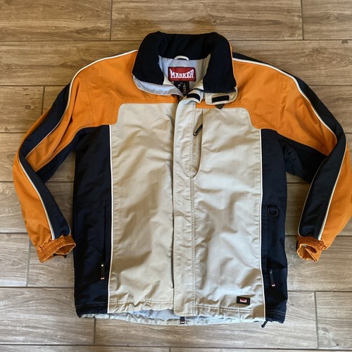 Marker Nylon Snow Ski Jacket Multi Layer Size Large Outdoor Rain ...