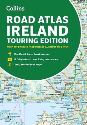 Road Atlas Ireland: Touring Edition A4 Paperback by Collins Maps ...