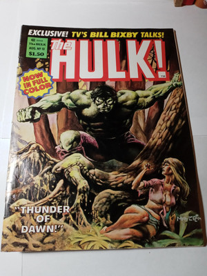 MARVEL: HULK (Formally RAMPAGING) MAGAZINE #10, 1ST COLORED MAG & #16 ...