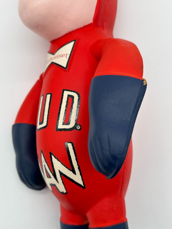 Budweiser Bud Man Budman Foam Figure Doll Beer Collectible - RARE | eBay