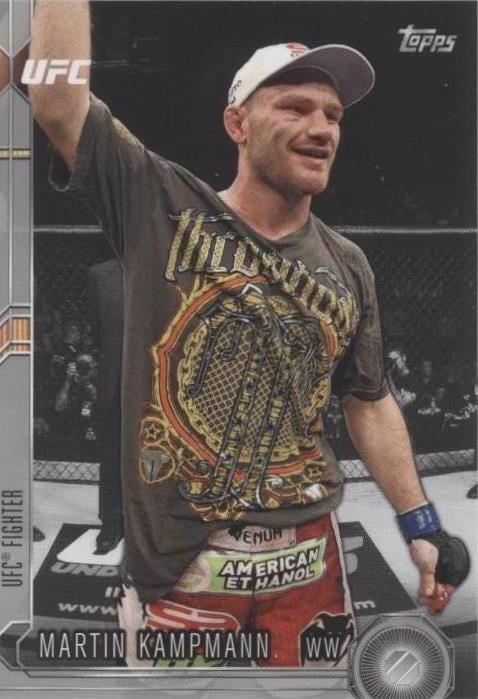 2015 Topps UFC Chronicles - Martin Kampmann #36 Silver for sale online ...