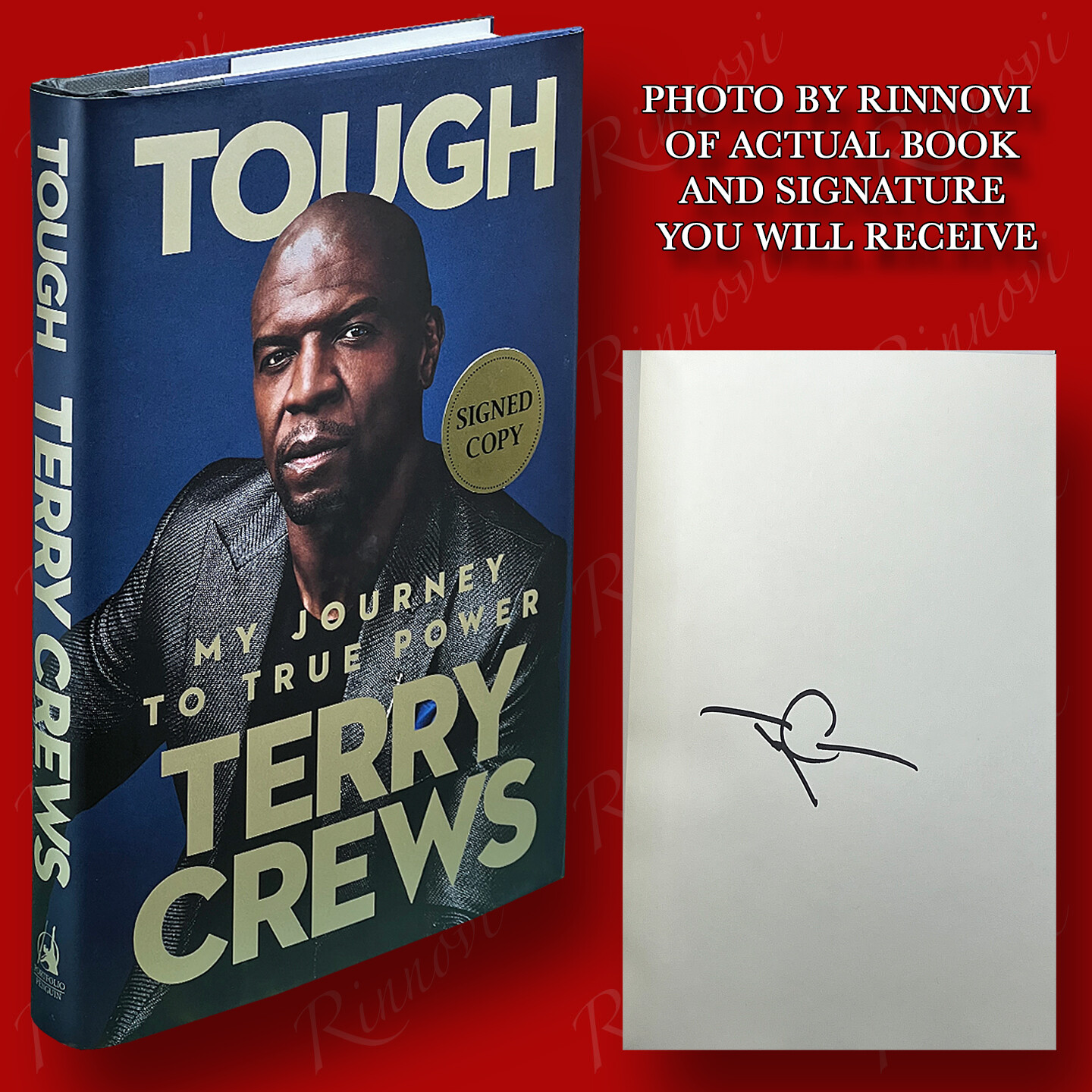 Tough SIGNED Terry Crews (2022,HC,1st/1st) BRAND NEW | eBay