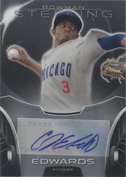 2013 Bowman Sterling - Prospect Autographs Carl Edwards Jr. #BSAP-CE ...
