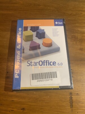 Sun StarOffice 6.0 (PC Home & Office) (CD-ROM) | eBay
