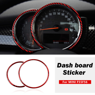 For Mini Cooper F55 F56 F60 Carbon Fibre Center Console Speedometer ...
