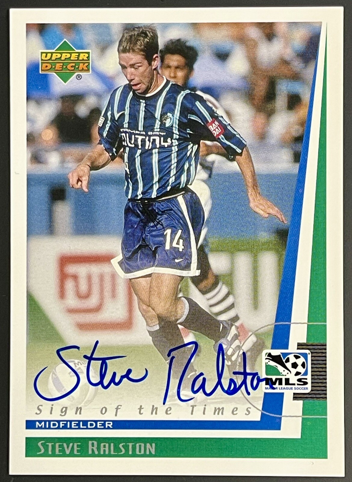 1999 Upper Deck Bandai MLS - Steve Ralston - Sign of the Times | eBay