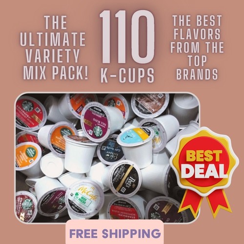 110 Keurig K Cups Assorted Flavors Variety Mix Sampler FREE SHIPPING | eBay