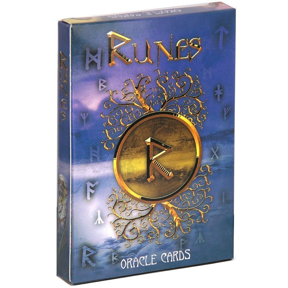Runes Oracle Cards: A 24 Tarot Card Deck English Version Divination Occult Game | eBay
