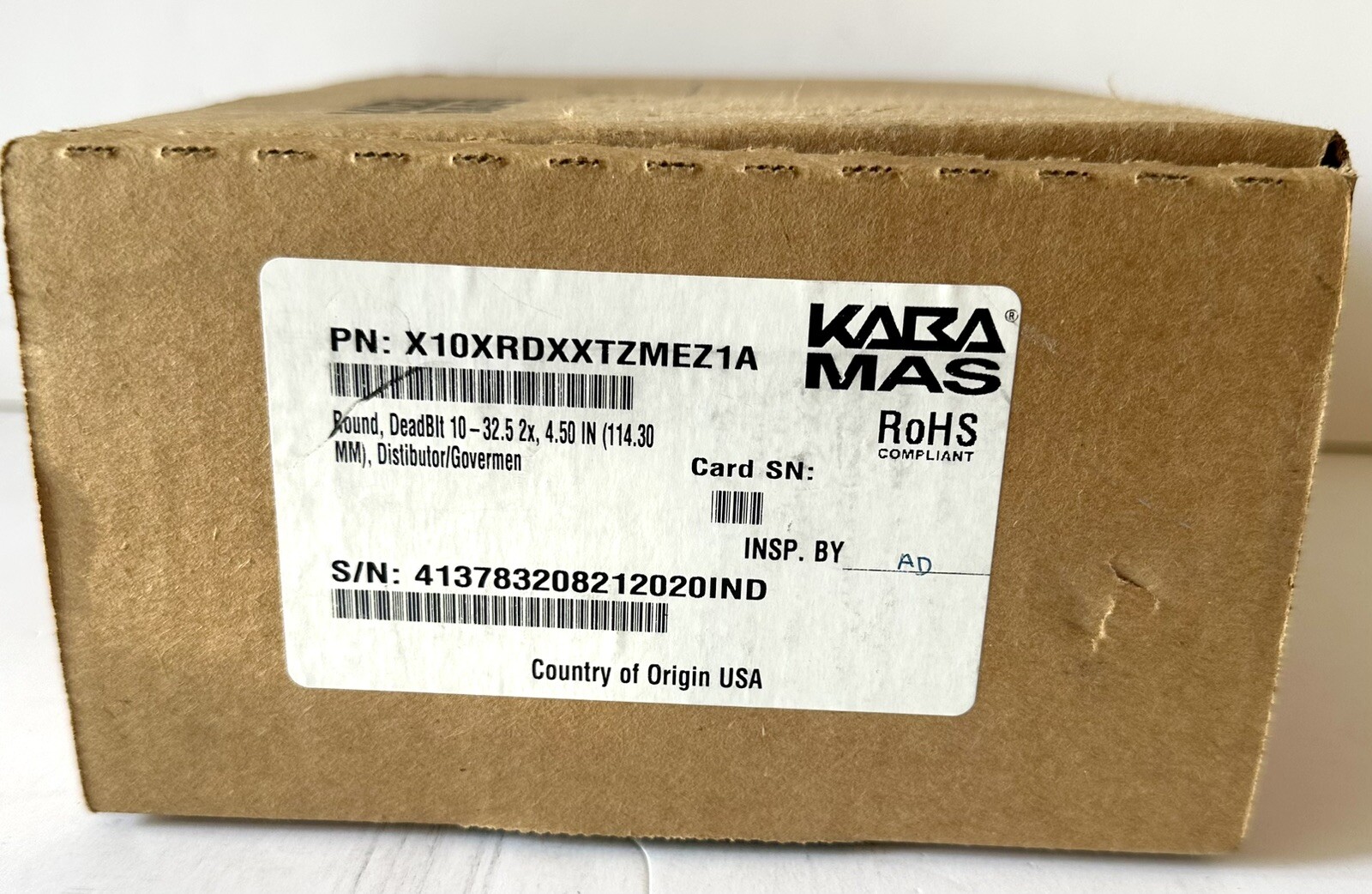 Kaba MAS X-09 Round Deadbit High-Security Electronic Combination Lock ...