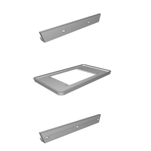 Raspberry Pi Flush LCD Wall Mount with POE Hat Compatibility | eBay