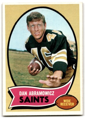 1970 Topps Dan Abramowicz New Orleans Saints #215 | eBay