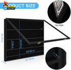 Baseball Card Display Case, 36 Graded Card Display Frame Lockable ...