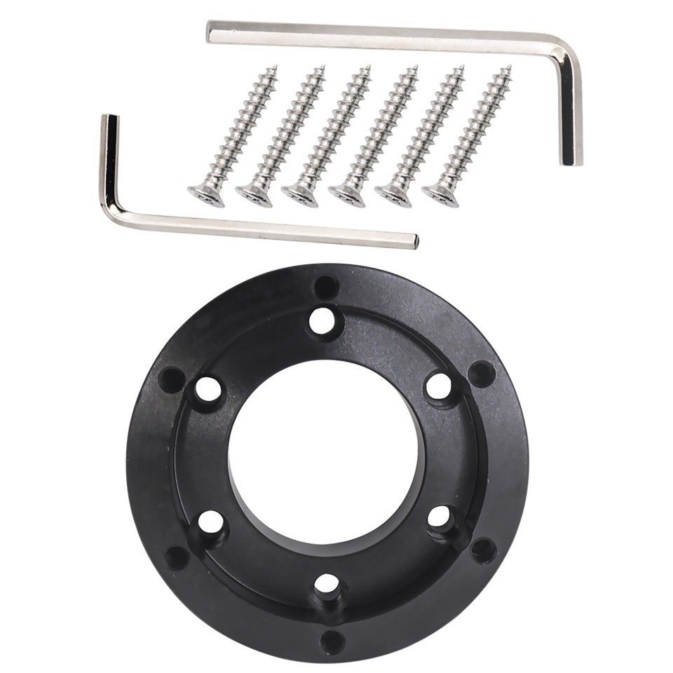 Black 70MM Racing Steering Wheel Adapter Plate For Logitech G29 G920 ...
