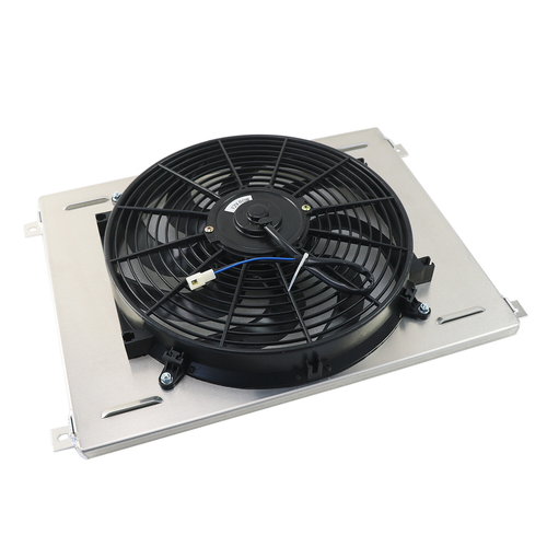 Aluminum Radiator Shroud+Fan+Relay For 1963-1970 Ford MUSTANG FALCON ...