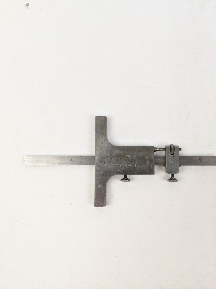 Vintage L. S. Starrett No. 448 Vernier Depth Gage Machinist Tool USA | eBay