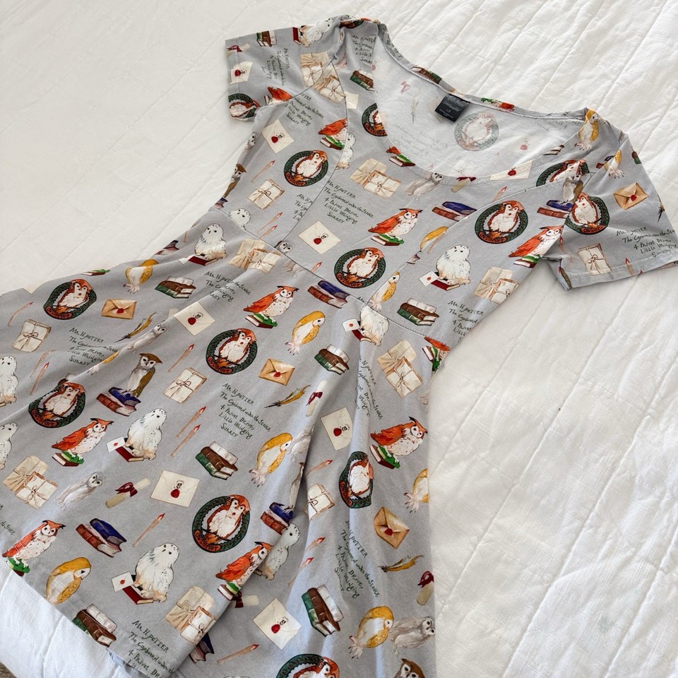 Cakeworthy Dress Harry Potter Women’s LARGE Owls Privet Drive | eBay