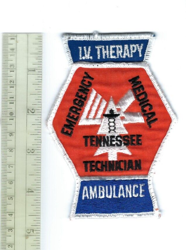TN Tennessee EMT Emergency Medical Technician IV THERAPY / AMBULANCE ...