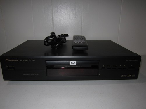 Pioneer DV-343 DVD CD Player Twin Wave Laser 96 kHz 24 Bit w/OEM Remote ...