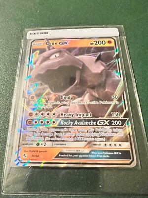 Pokemon TCG Onix GX 36/68 Sun & Moon Hidden Fates Holo Rare NM/M | eBay