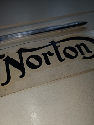Norton Decal Stickers, New Old Stock | eBay