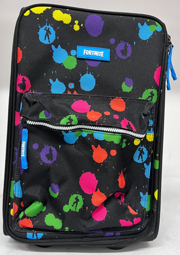 Fortnite Kids Multiplier Rolling Upright Soft Case Luggage Suitcase 18 ...