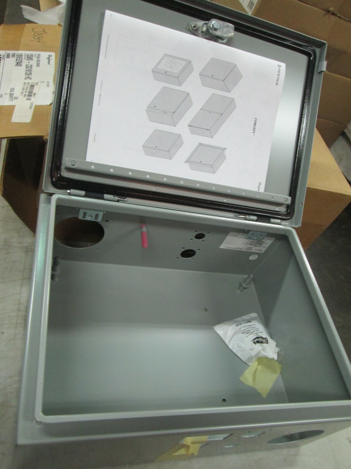 Hoffman Special Enclosure 12"x16"x6" Cat# CSD16126/SPL 135MS Type: 4,12 ...