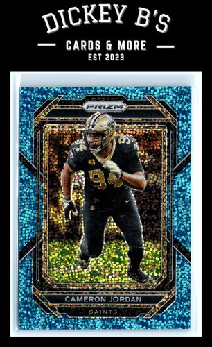 2022 Panini Prizm Blue Sparkle #213 Cameron Jordan New Orleans Saints ...