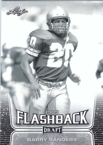 2020 Leaf DRAFT #96 Barry Sanders Lions 1989 Flashback | eBay