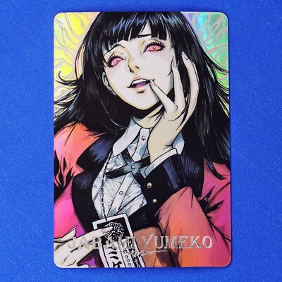 Kakegurui Yumeko Jabami Rainbow Holo Silver Foil Character Art Trading ...