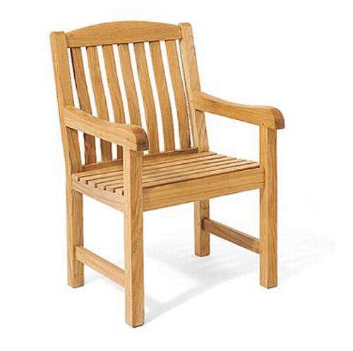 Devon A-Grade Teak Wood Dining Arm Chair Outdoor Garden Patio Furniture ...