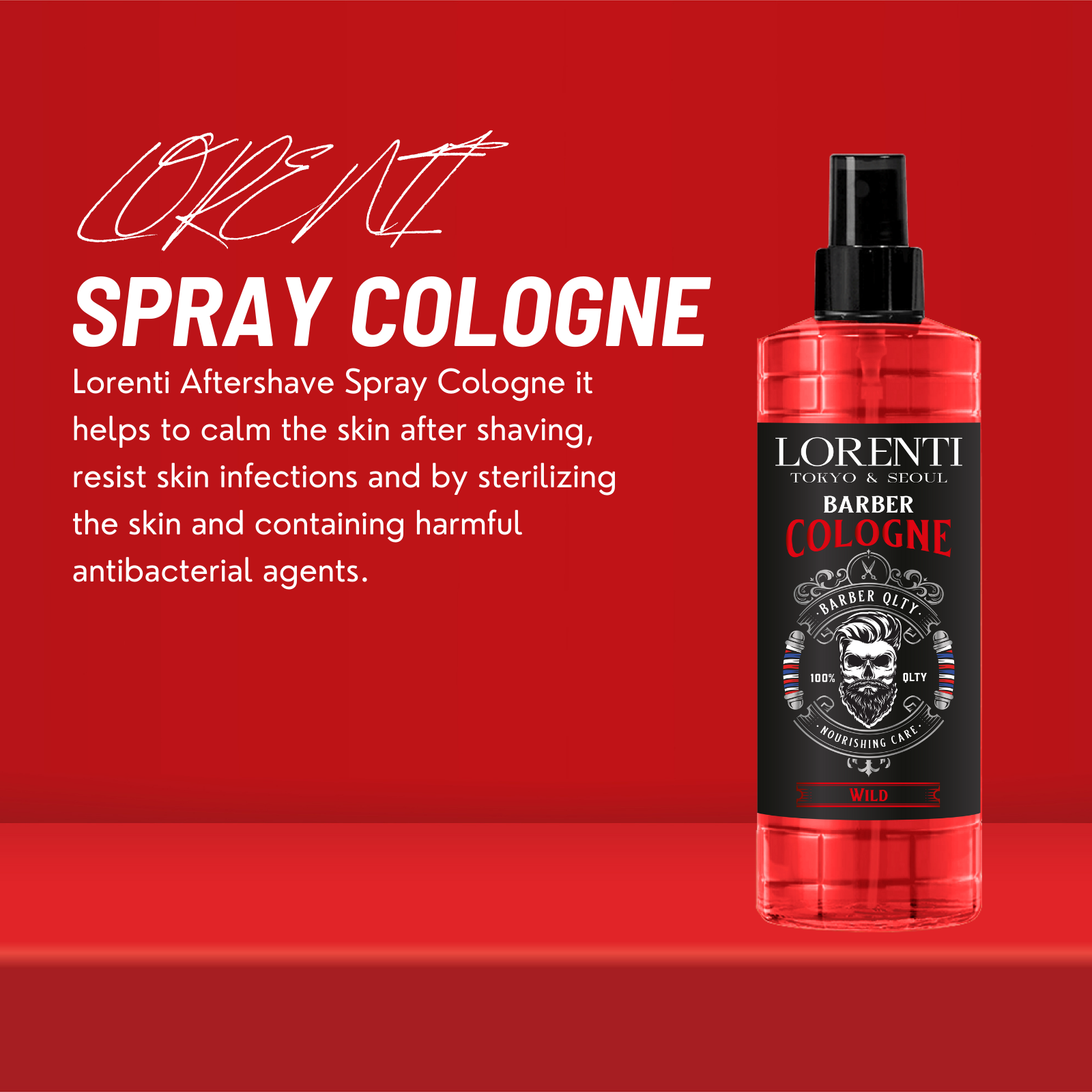 Lorenti Wild After Shave Barber Spray Cologne | Hydrating Nourishing ...