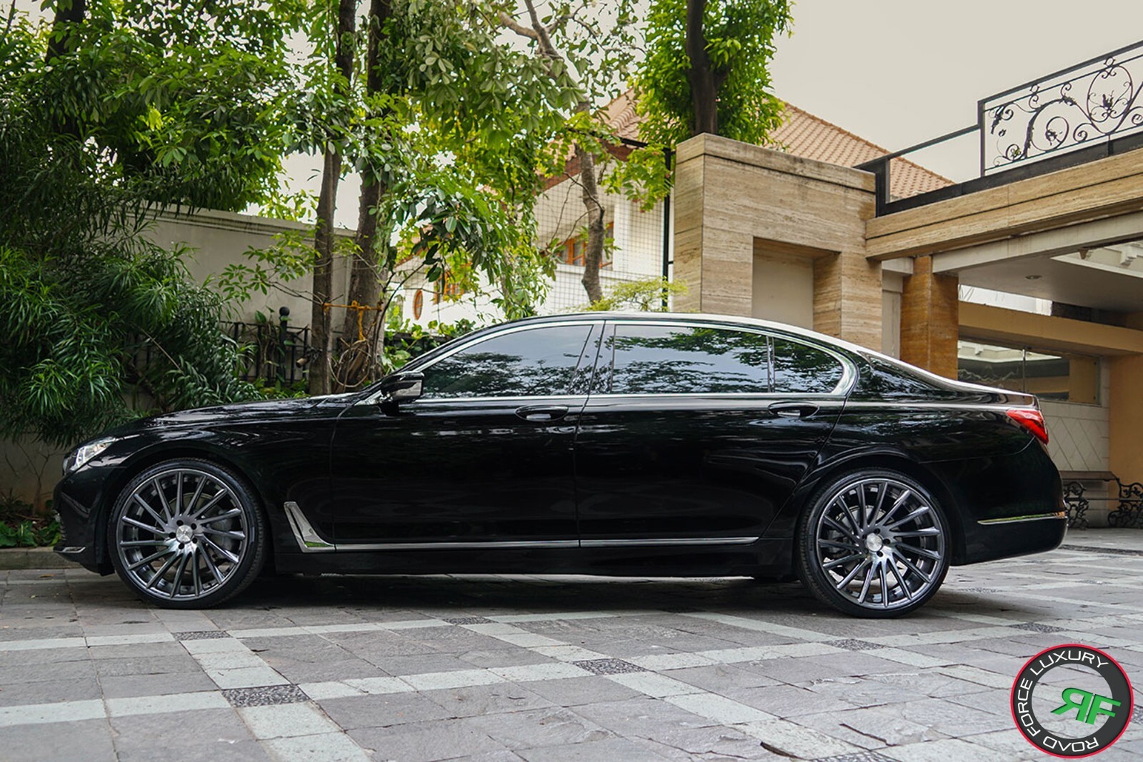 22" Road Force RF 16 Gun Metal Machine wheels for BMW 7 Series G11 G70 ...