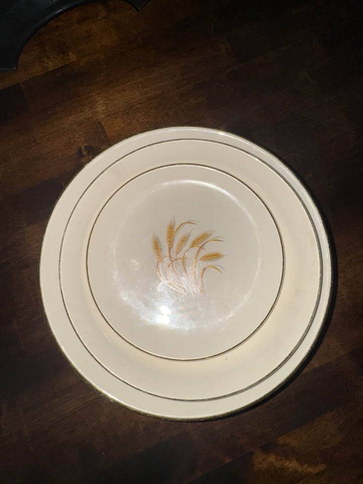 golden wheat dish set | eBay