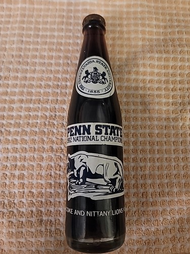 1982 Penn State NCAA NATIONAL CHAMPIONS COKE Bottle capped & filled | eBay