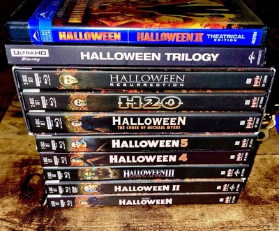 HALLOWEEN COMPLETE Collection Scream Factory 4K Ultra HD + Blu-ray LOT ...
