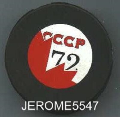 RUSSIA CCCP '72 Soviet Union 1972 vs CANADA PUCK #Rk2=2/Garg - #B9L_# ...