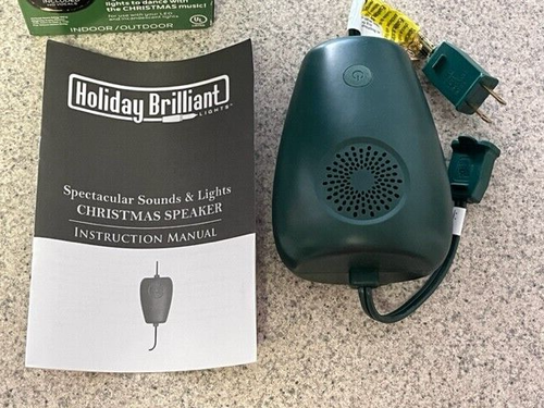 Christmas Sounds Speaker Holiday Brilliant Lights Dance Play Controller ...