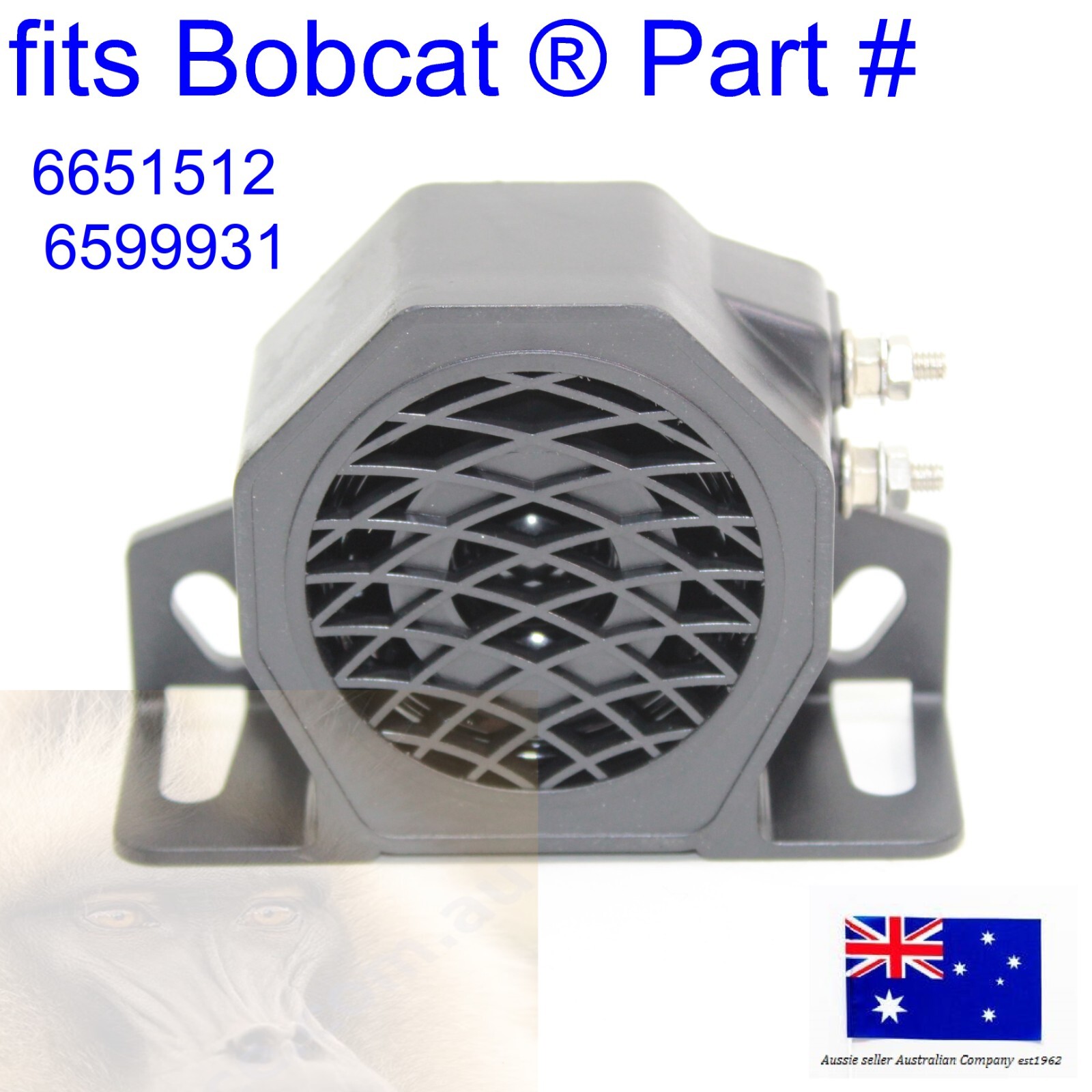 BOBCAT BACKUP ALARM HORN BEEPER SIREN 6651512 REVERSE SPEAKER 6599931 ...