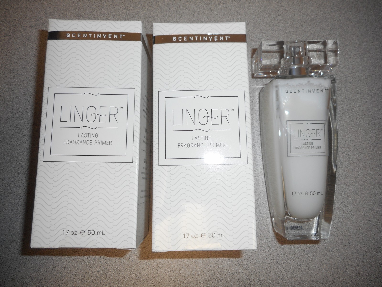 LOT OF 2 SCENTINVENT LINGER LASTING FRAGRANCE PRIMER 1.7oz EACH NEW IN ...