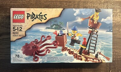 Brand New LEGO 6240 Set Pirates - Kraken Attackin' 2009 Sealed Look ...