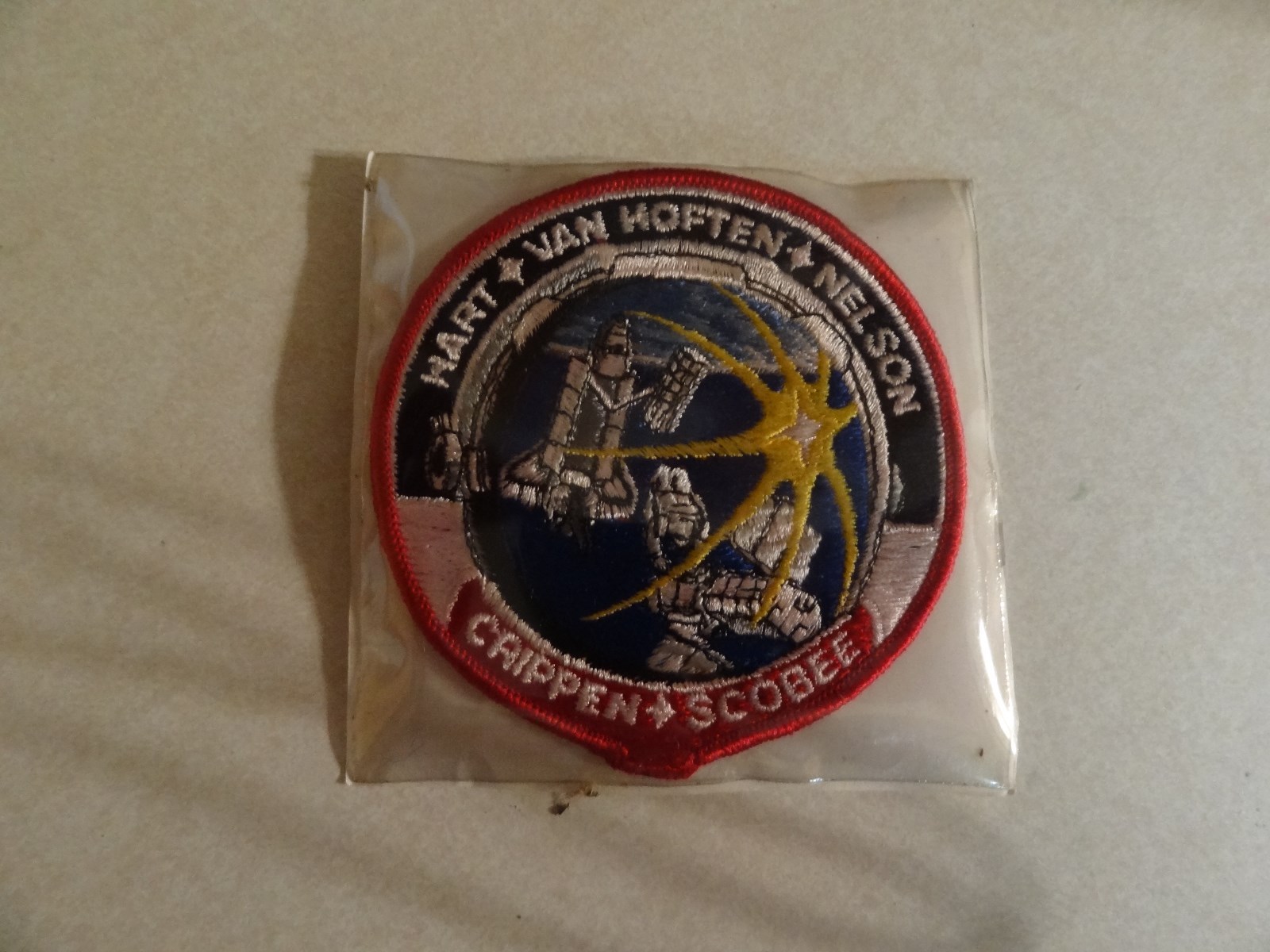 MILITARY PATCH SPACE AND ROCKET HART VAN HOFTEN NELSON CRIPPEN & SCOBEE ...
