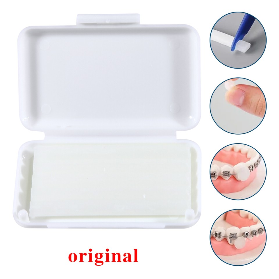 Dental Orthodontic Relief Wax 10 Scents Brackets Braces Gum 50 Pcs/10 ...