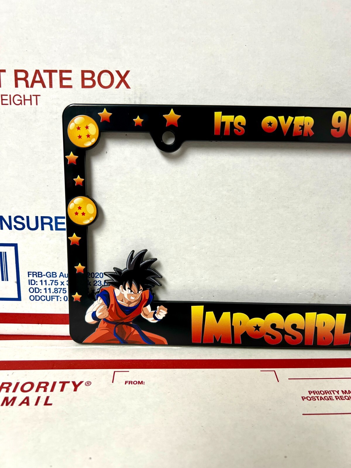 Dragon Ball Goku and Vegeta License Plate Frame | eBay