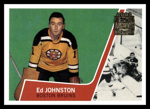 2001-02 Topps / O-Pee-Chee Archives #34 Ed Johnston | eBay