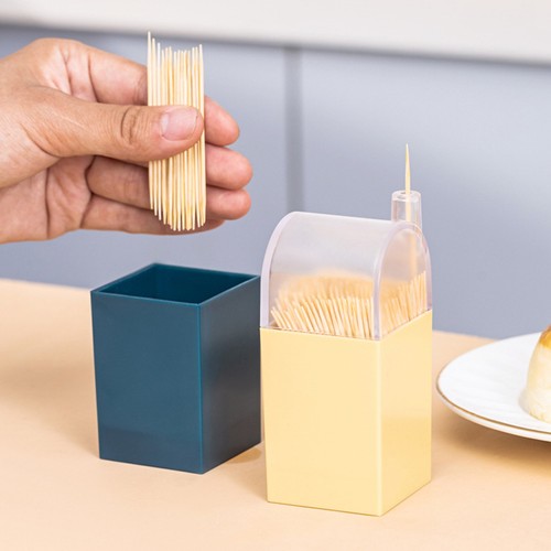 Toothpick Holder Single Hole Storage Space Saving Toothpick Jar ...